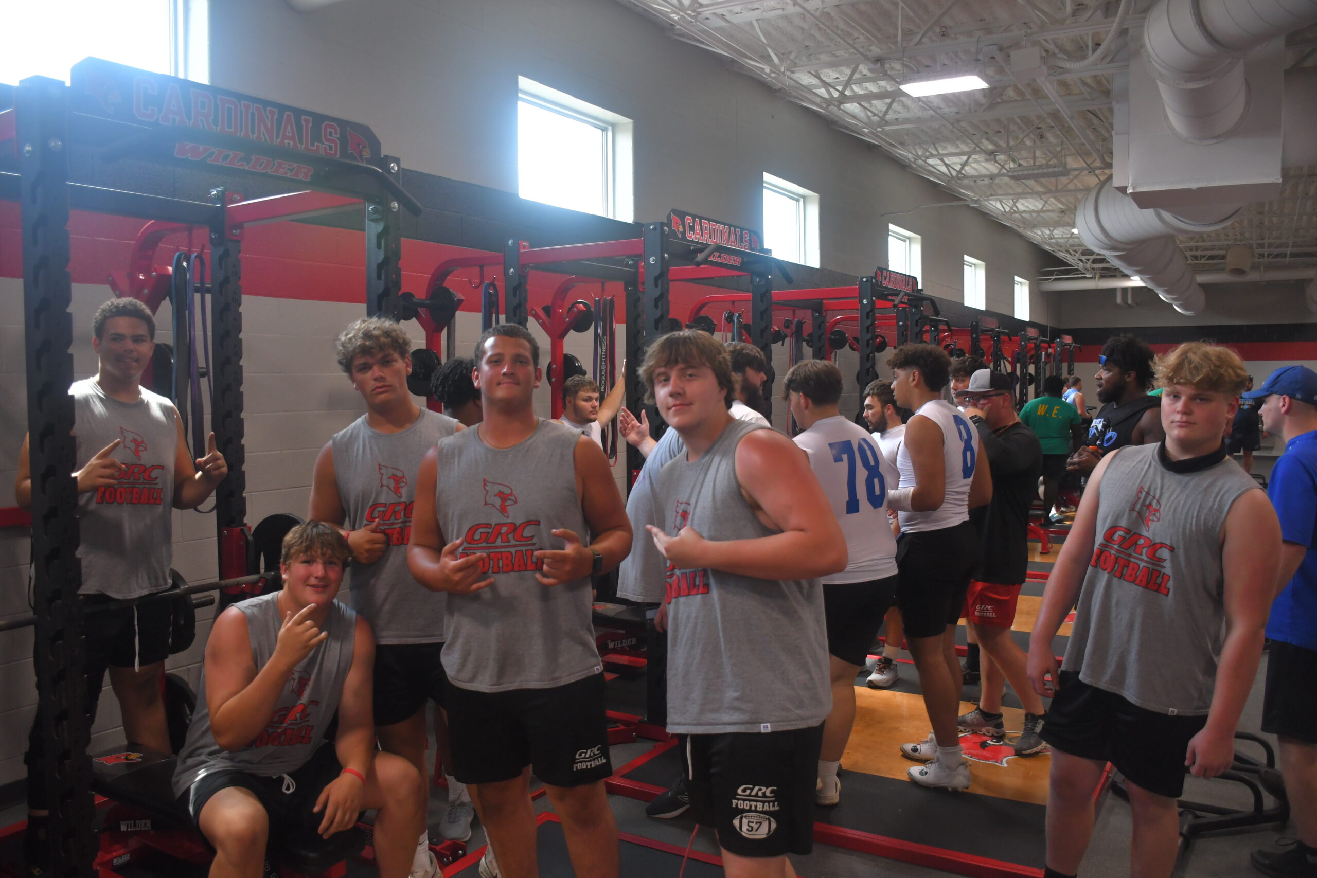 GRC football hosts a camp with multiple competitions | Winchester Sun