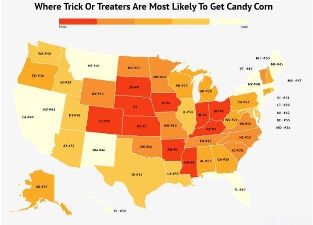 Ky. trick or treaters have high odds of getting candy corn | Winchester Sun