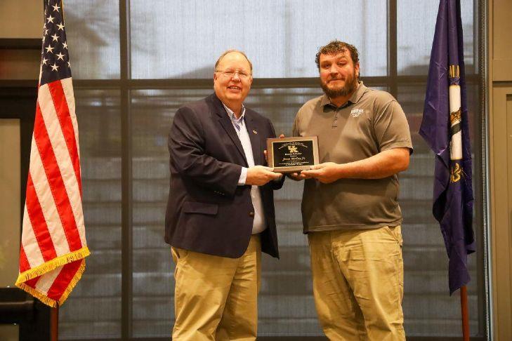 McCoy recognized for completing roads training program | Winchester Sun